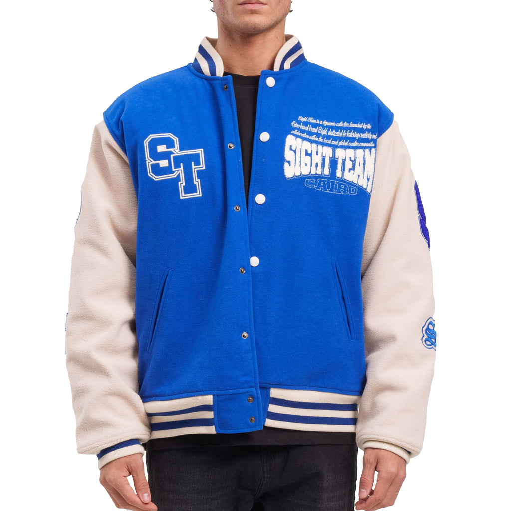SIGHT Team Blue Varsity Jacket – SIGHT Cairo