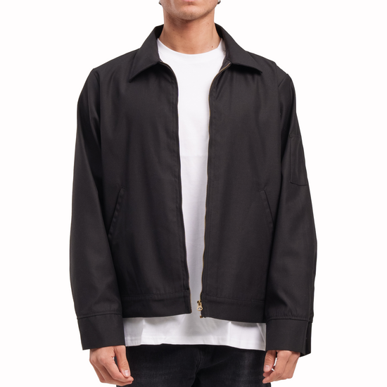 Collared Black Jacket – SIGHT Cairo