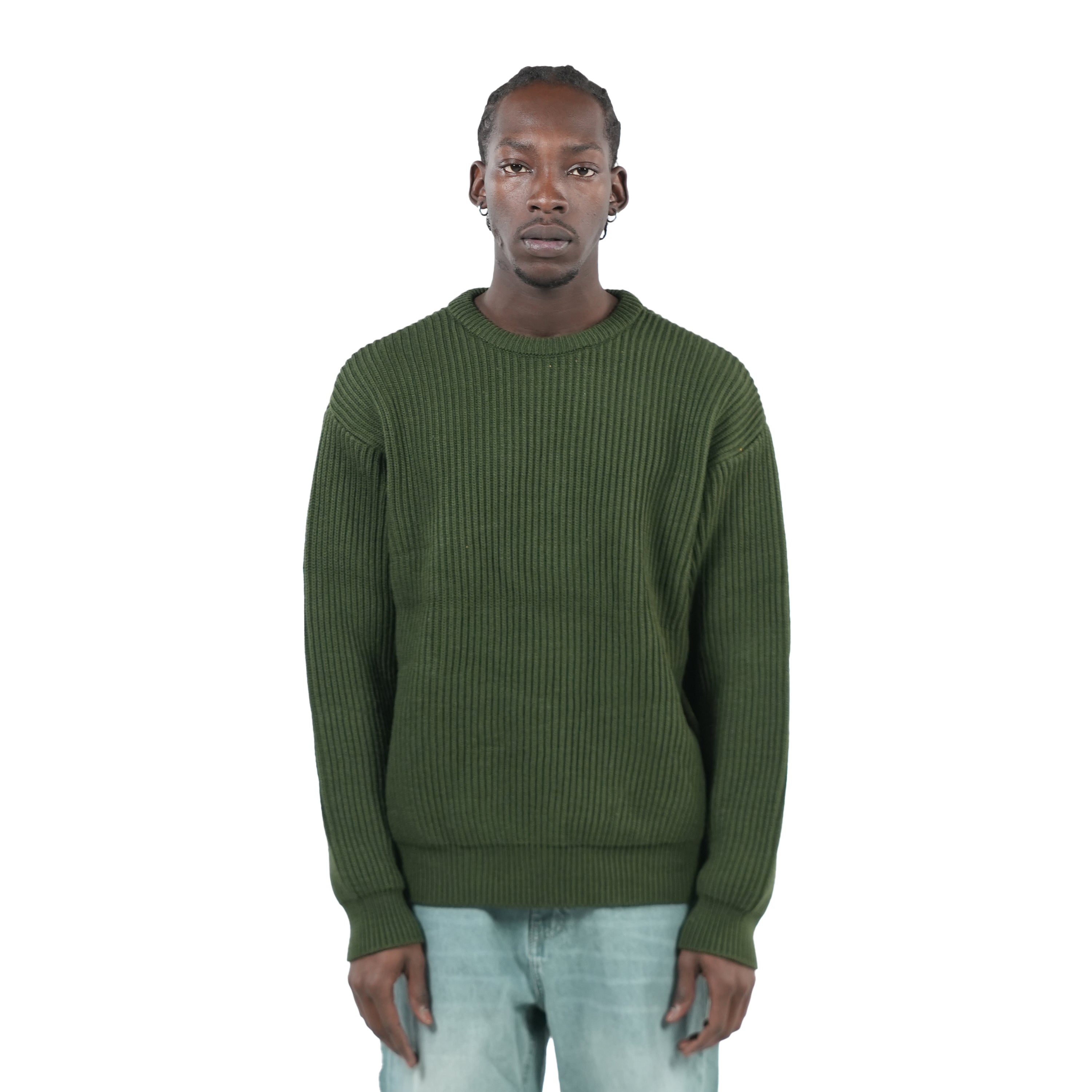 Olive Knit Sweater – SIGHT Cairo